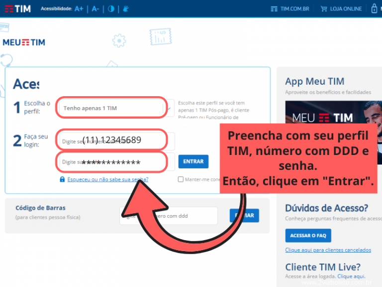 Segunda Via TIM - Como tirar sua fatura? - 2ª VIA BOLETO